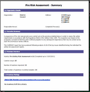 Part 6 Example of Works - Large Scale Fire Risk Assessment Case Study ...