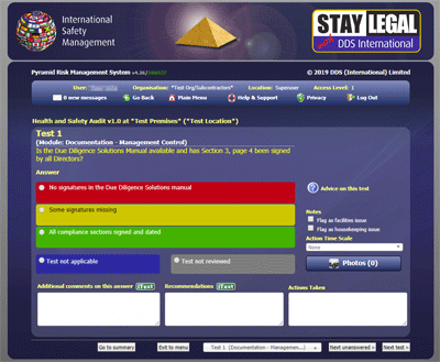 Health and Safety Software - DDS International