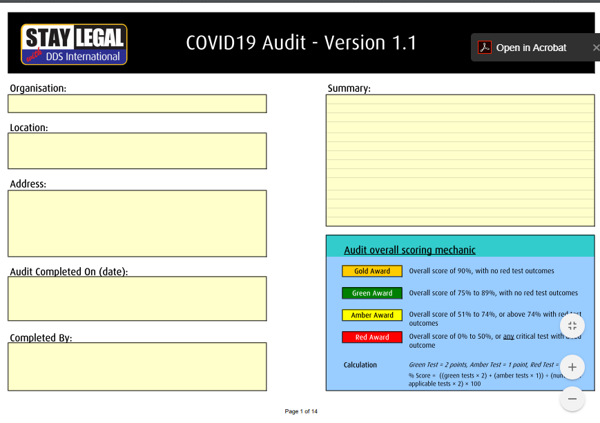 COVID-19 Enforcement Visits - Are You Ready? - DDS International