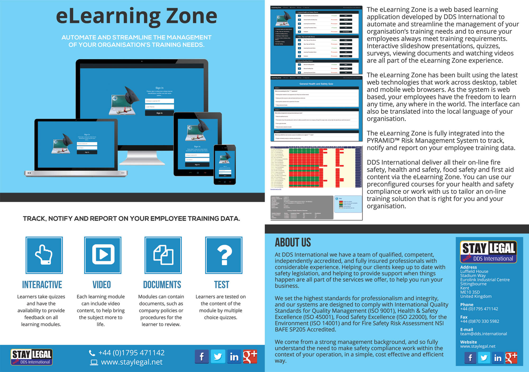 Health and Safety Training Software | DDS International